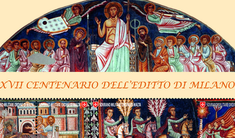 Emissione 444 – XVII centenario dell’Editto di Milano - Order of Malta