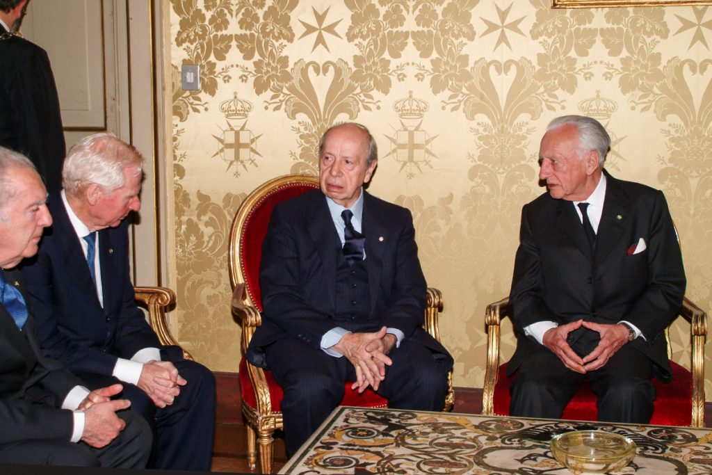 The Grand Master receives Lamberto Dini - Sovereign Military Order of Malta