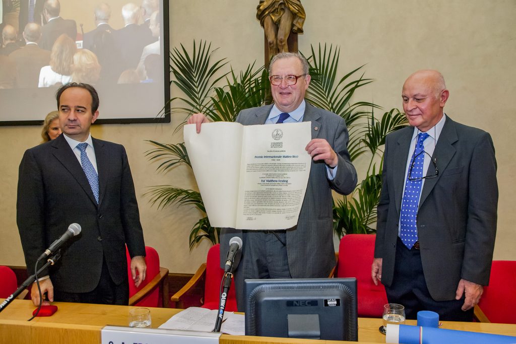 Fra’ Matthew Festing Receives the Matteo Ricci Award - Sovereign ...