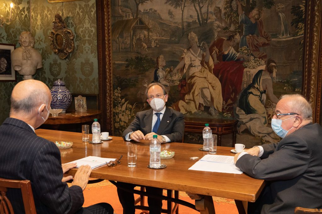 Fra’ Marco Luzzago receives Italian Ambassador Pietro Sebastiani ...
