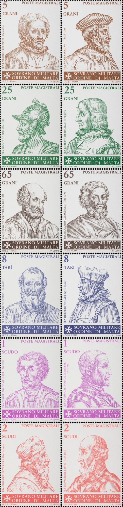 Emissione 153 – Gran Maestri 8ª - Sovereign Military Order of Malta