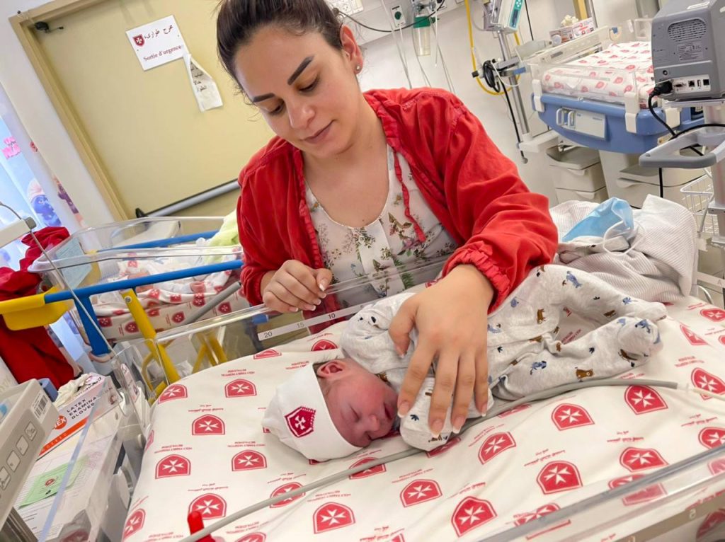 Baby Mahmoud, one of the many preterm babies taken care of at the Holy ...