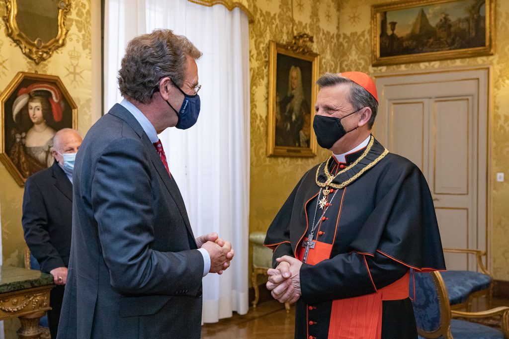 Lieutenant of the Grand Master receives Cardinal Mario Grech ...