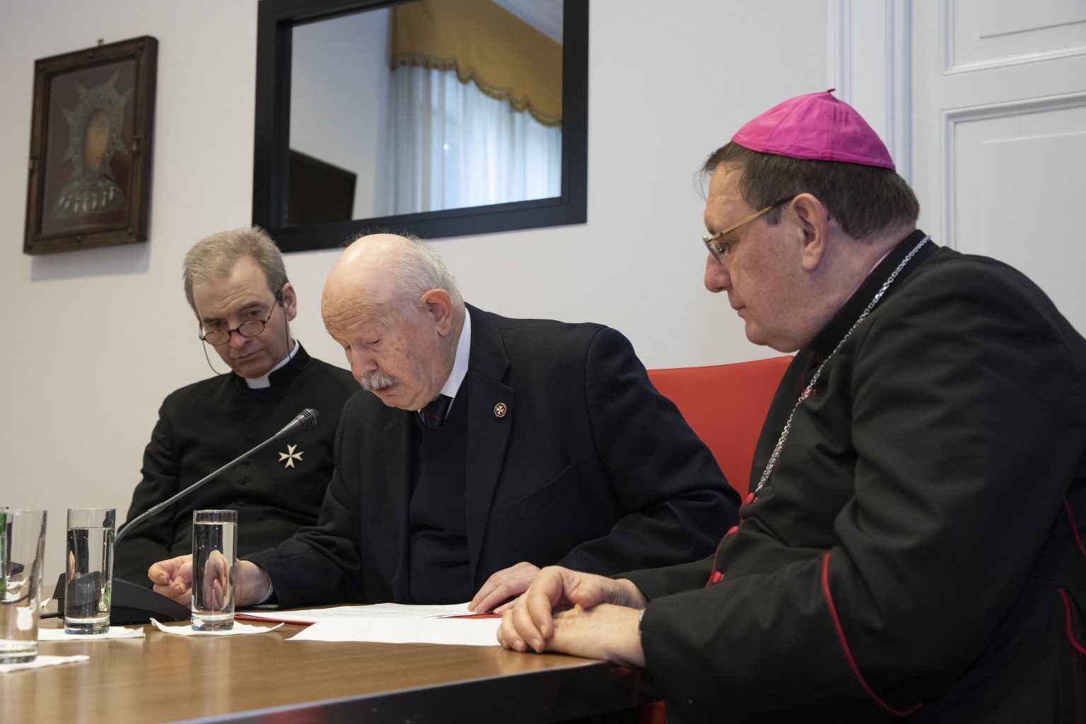 Grand Master with Blessed Gerard retreat participants - Sovereign ...