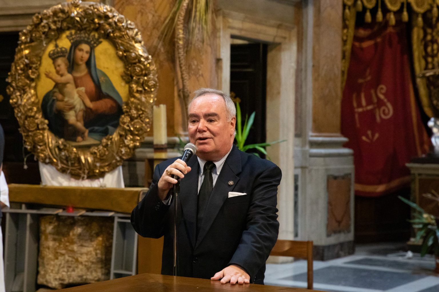 The Lieutenant with the Fra' Giacomo Group at lunch for the needy ...