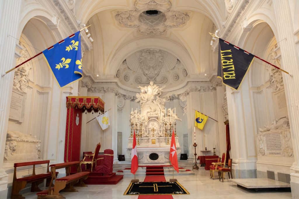 Fra' Marco Luzzago Lying in state - Sovereign Military Order of Malta