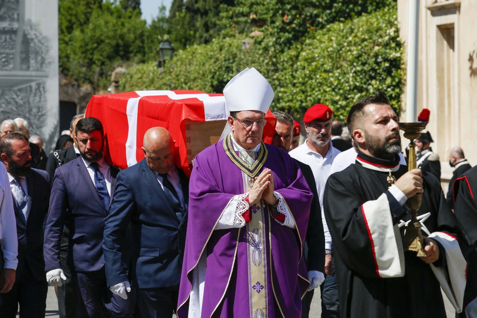 The solemn funeral of Fra' Marco Luzzago - Order of Malta