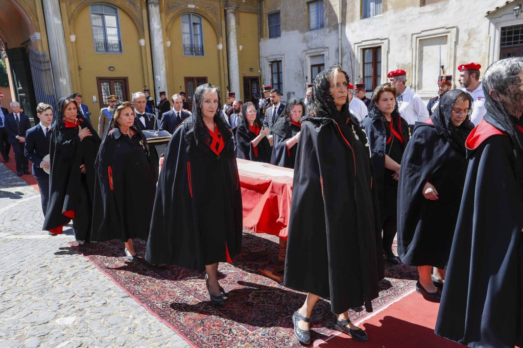 The solemn funeral of Fra' Marco Luzzago - Order of Malta