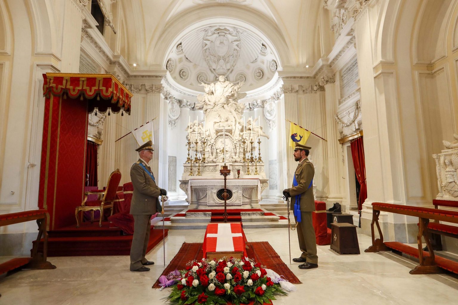 The solemn funeral of Fra' Marco Luzzago - Order of Malta
