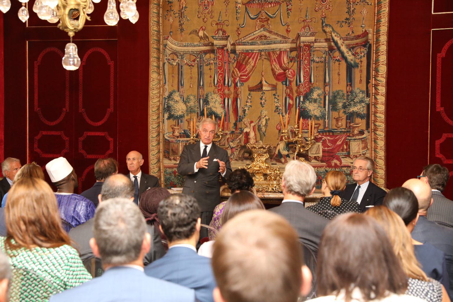 The Grand Chancellor meets the diplomatic corps accredited to the ...