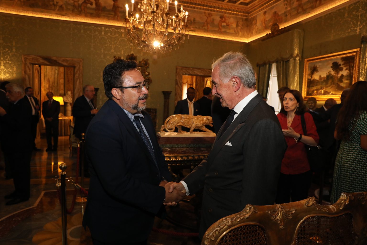 The Grand Chancellor meets the diplomatic corps accredited to the ...