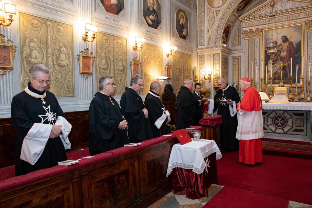 Cardinal Fortunato Frezza Bailiff of the Sovereign Order of Malta ...