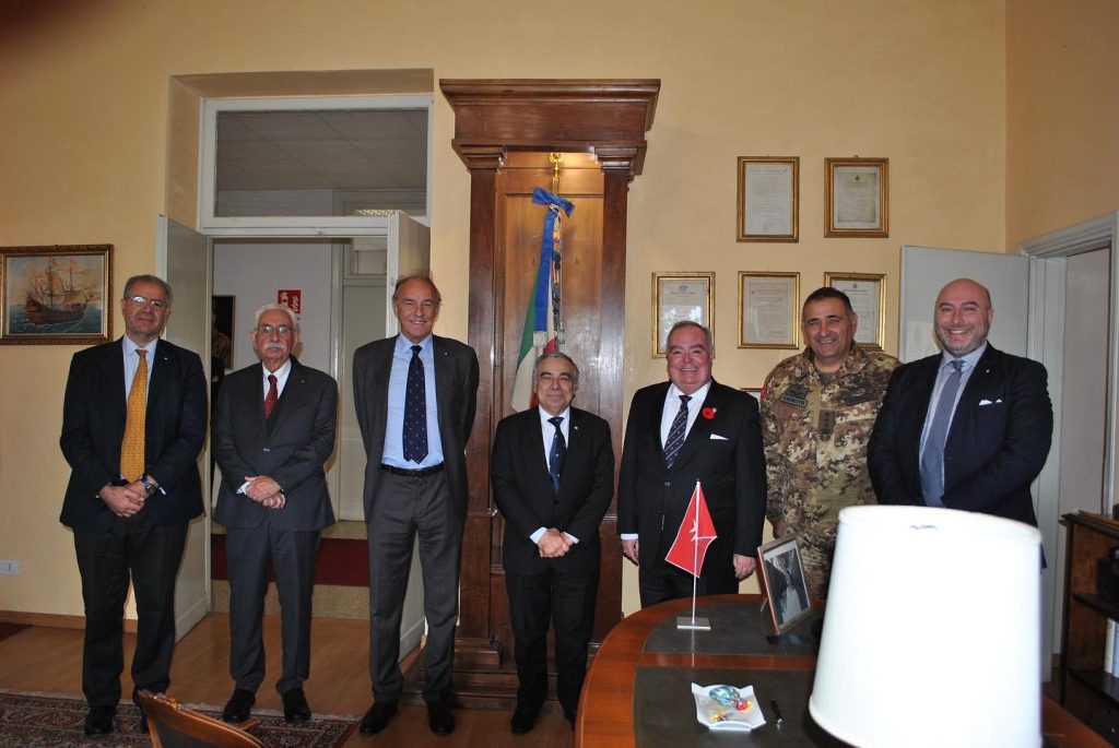 Fra' John Dunlap visits the Military Corps of the Order of Malta