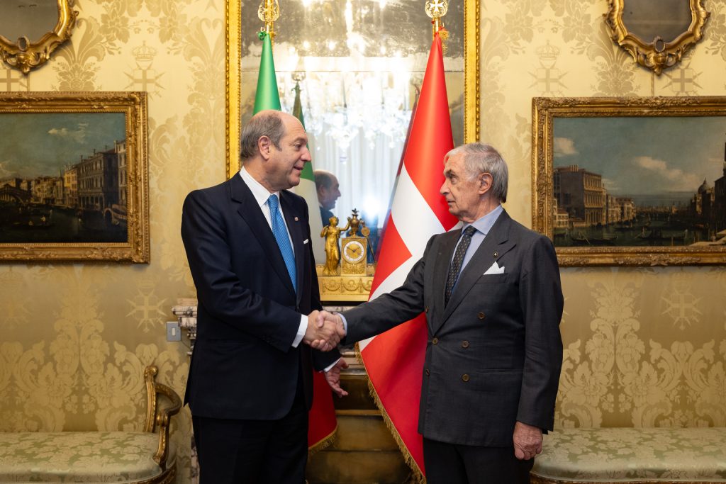 Agreement with Italy for Order of Malta’s Italian Relief Corps