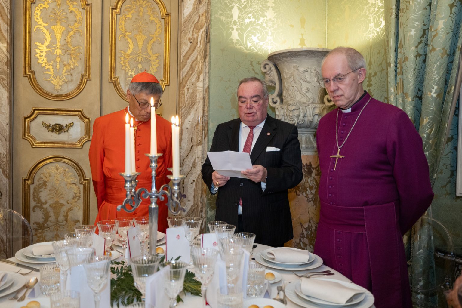 Grand Master Fra’ John Dunlap receives delegation of bishops headed by ...