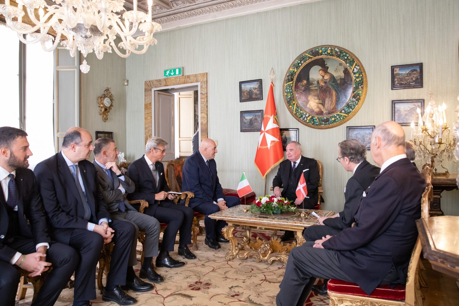 Italian Minister of Defence received by Order of Malta’s Grand Master ...