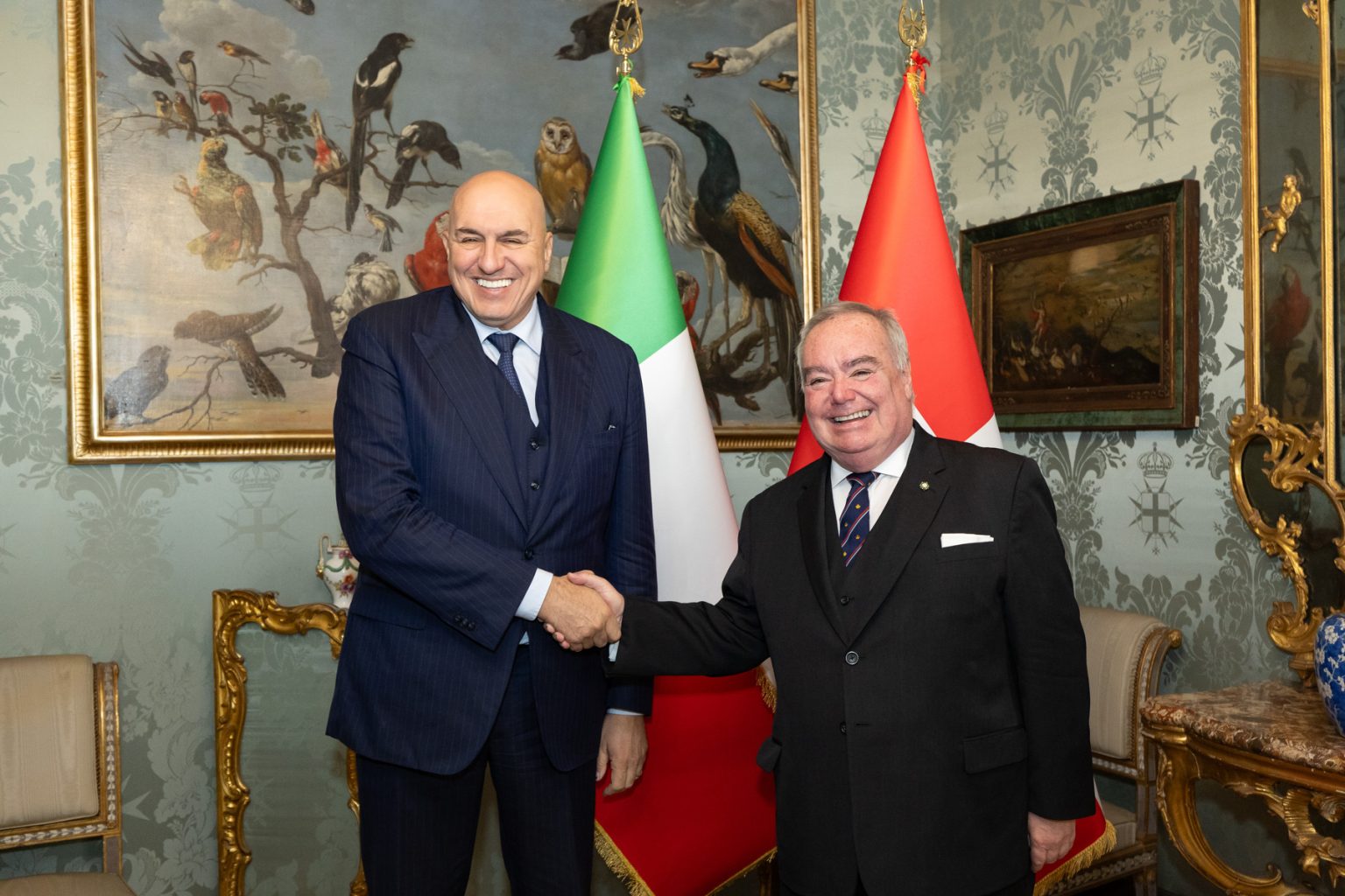 Italian Minister of Defence received by Order of Malta’s Grand Master ...