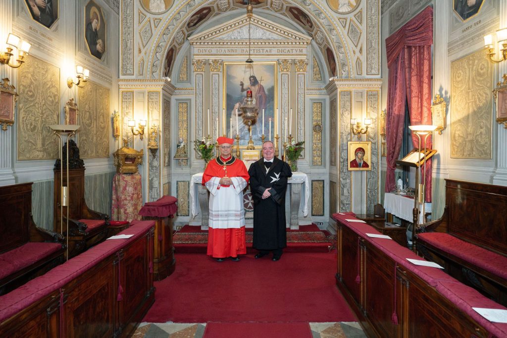 El cardenal Robert Francis Prevost es nombrado Balío Gran Cruz de Honor ...