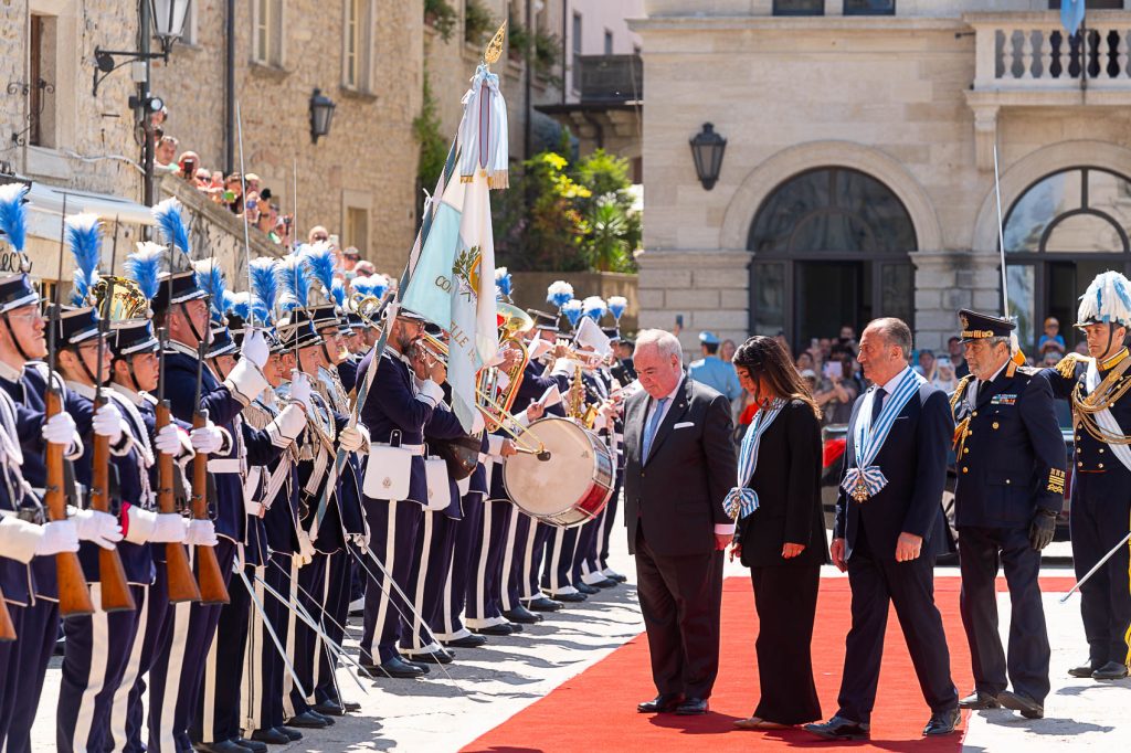Grand Master of Order of Malta on a state visit to San Marino