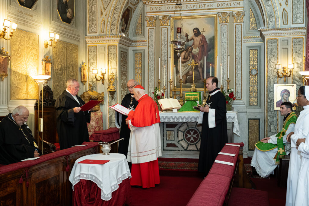 Insignia of Bailiff Grand Cross of Honour and Devotion conferred on ...