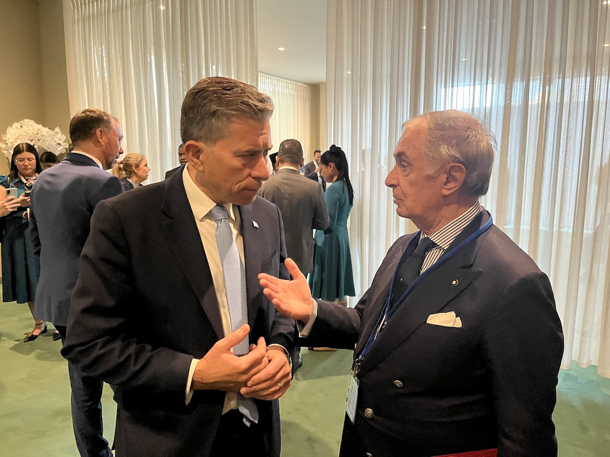 UN, Grand Chancellor meets Tom Fletcher - Sovereign Military Order of Malta