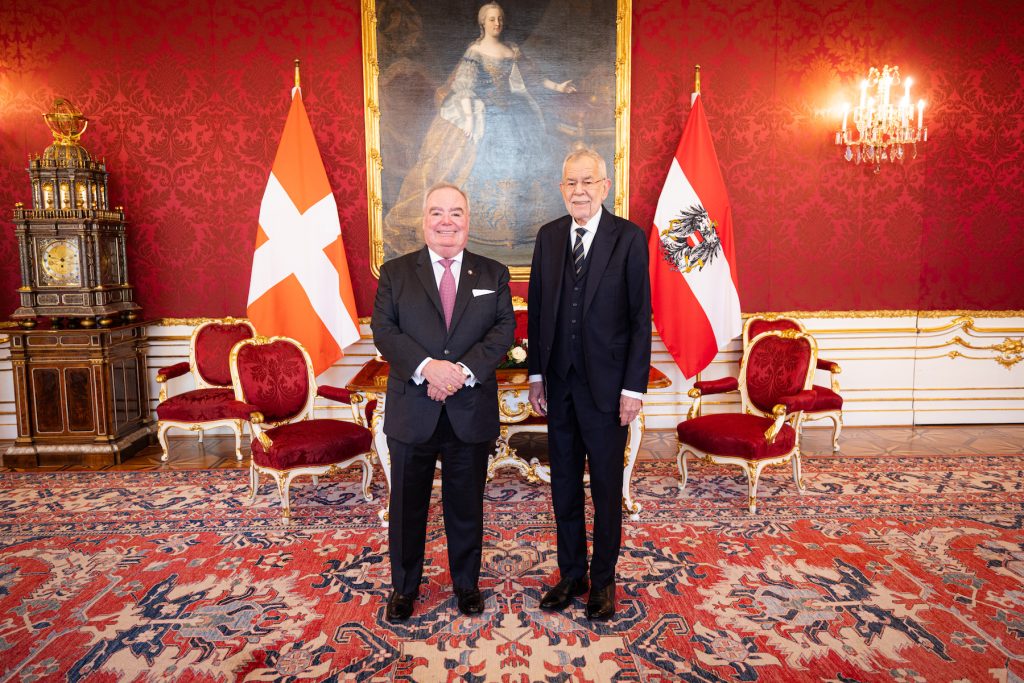 The Grand Master of the Order of Malta on an Official Visit to Austria